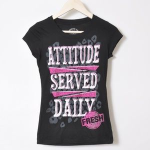 Wound Up | Tops | Attitude Graphic Tee | Poshmark